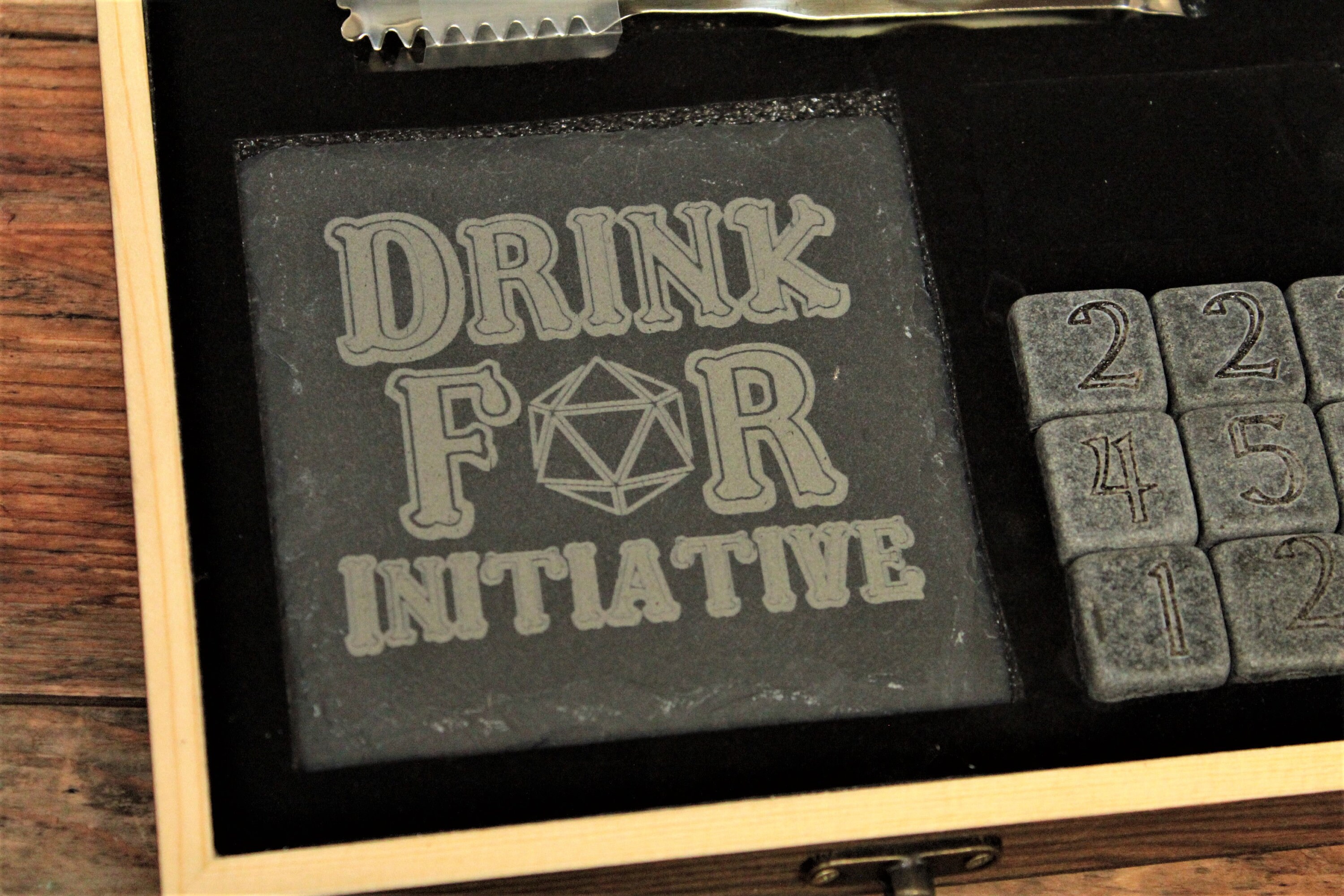 Drink for Initiative DND Drinking Gift Whiskey Stones - Etsy