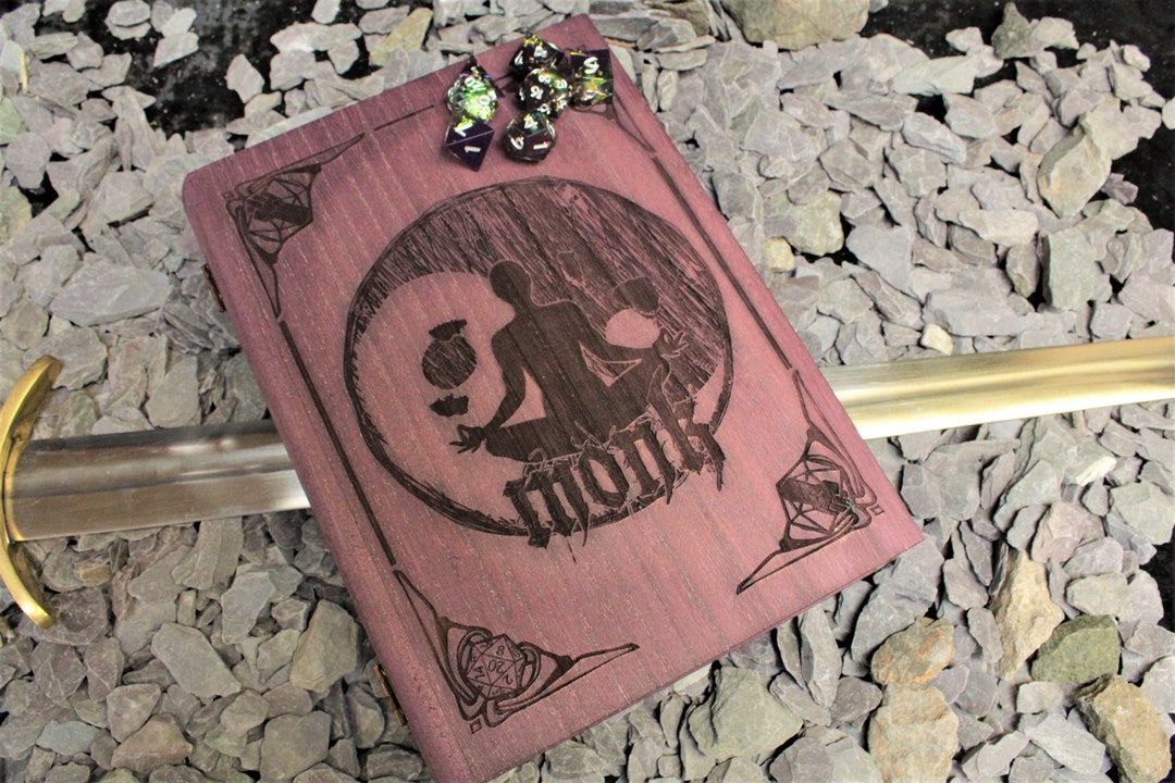 Monk Book Effect Dice Box and Roll Tray | DND | D&D | Dungeons and ...
