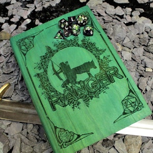 Ranger Book Effect Dice Box and Roll Tray DND D&D Dungeons and Dragons ...