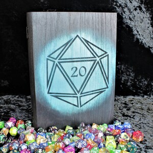 Book Style Dice Box and Roll Tray DND D&D Personalised Dungeons and ...
