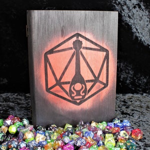 Book Style Dice Box and Roll Tray DND D&D Personalised Dungeons and ...