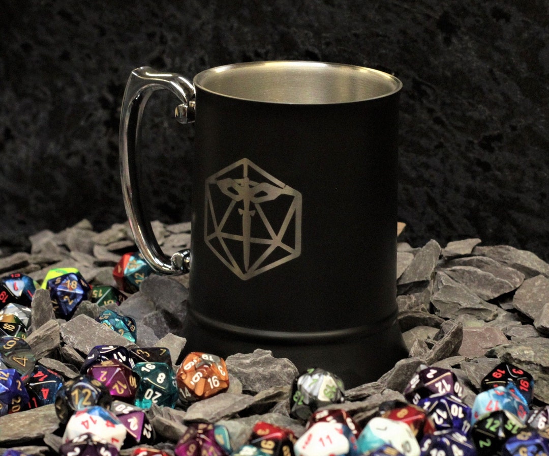 Rogue D&D Class Personalised Metal Drinking Tankard| DND D20 Class ...