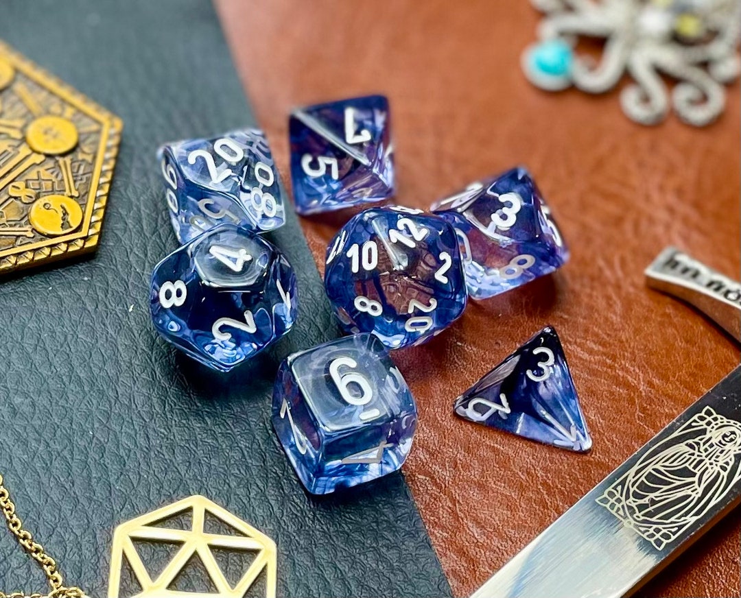 Black Nebula Dice Set Dice for Dungeons and Dragons, Tabletop Games ...