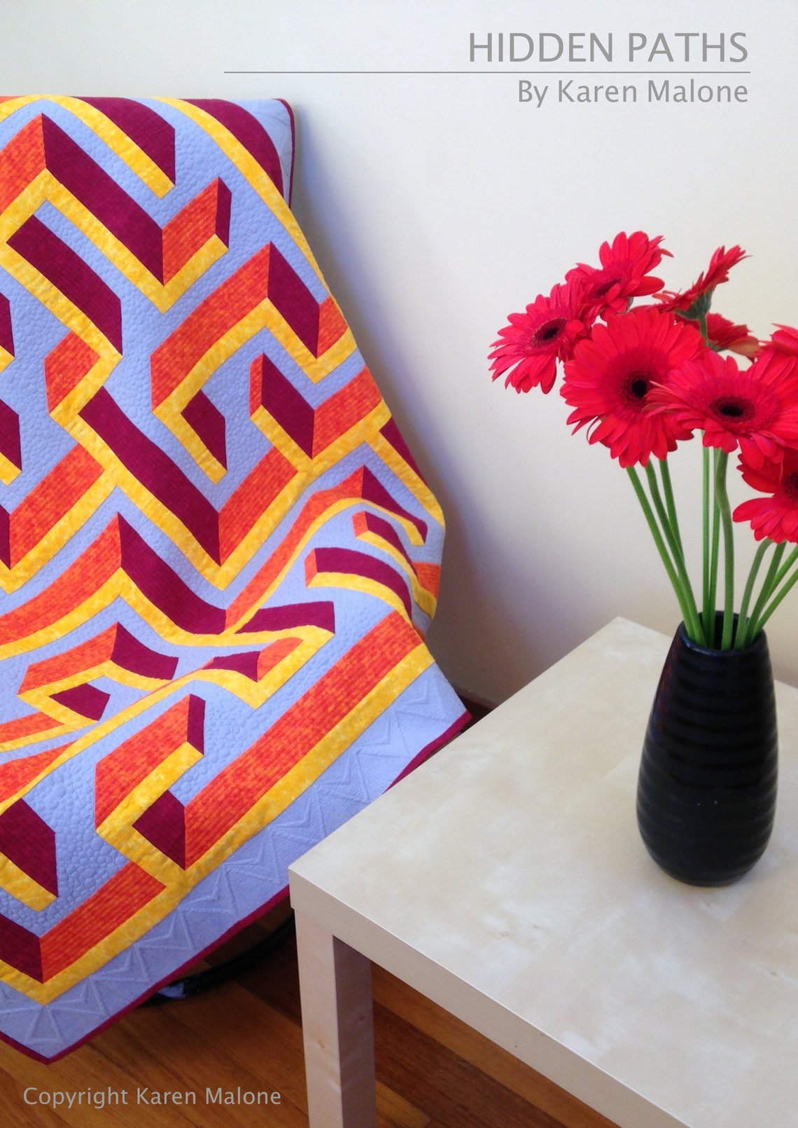 Queen 3D Maze / Labyrinth Quilt Pattern PDF Hidden Paths - Etsy Canada