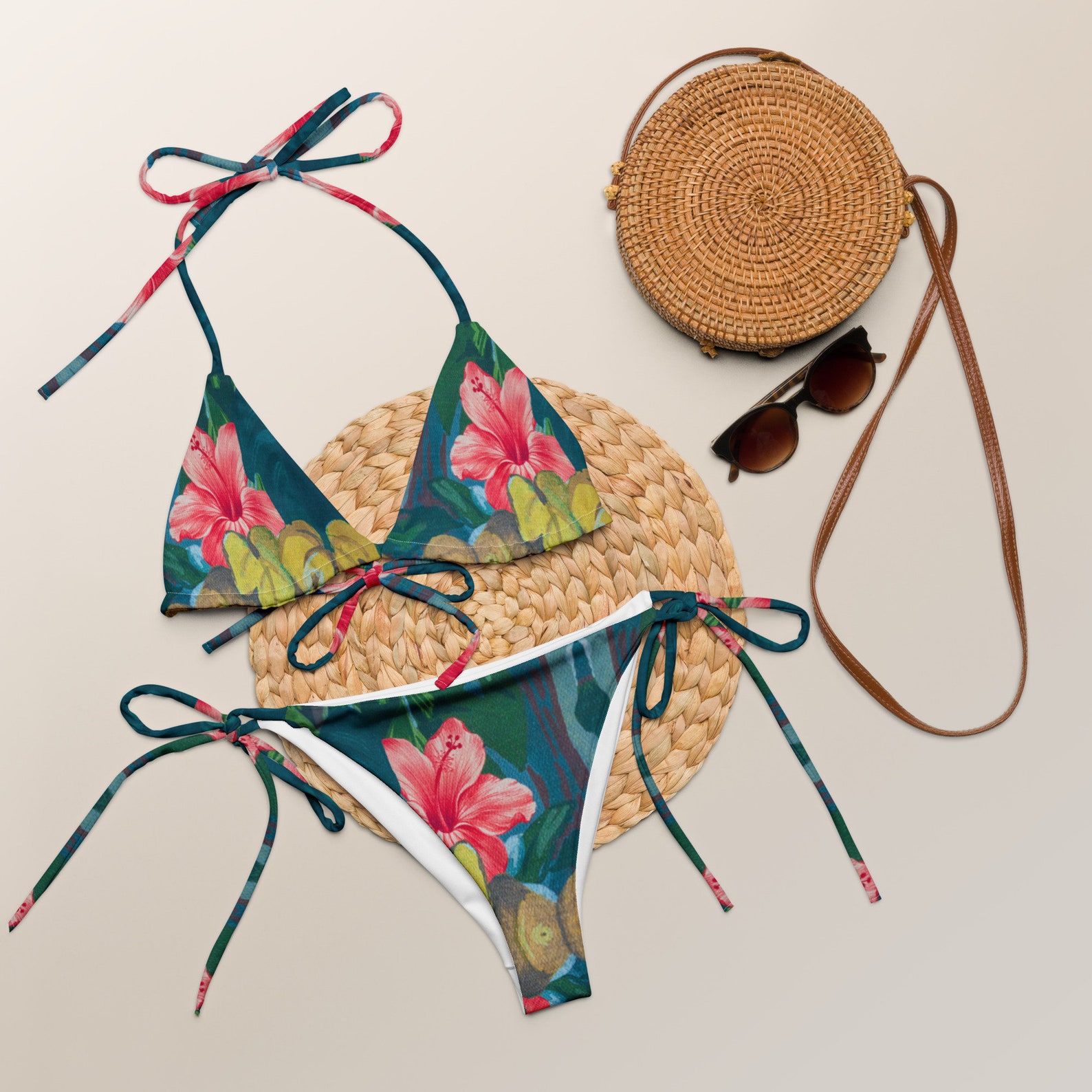 Tropics I Recycled String Bikini - Etsy