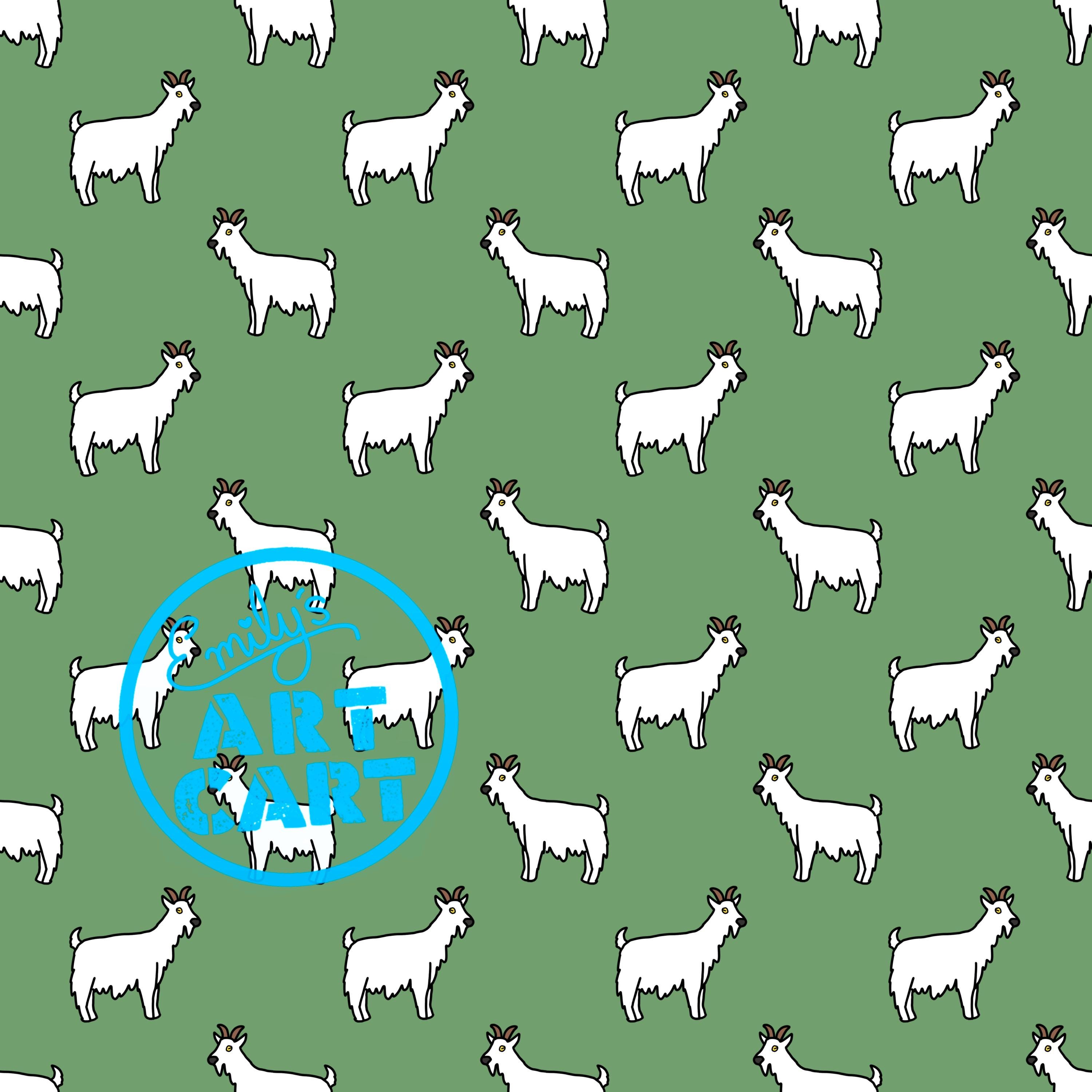 Goat Digital Seamless Pattern for Crafting and Design Projects - Etsy