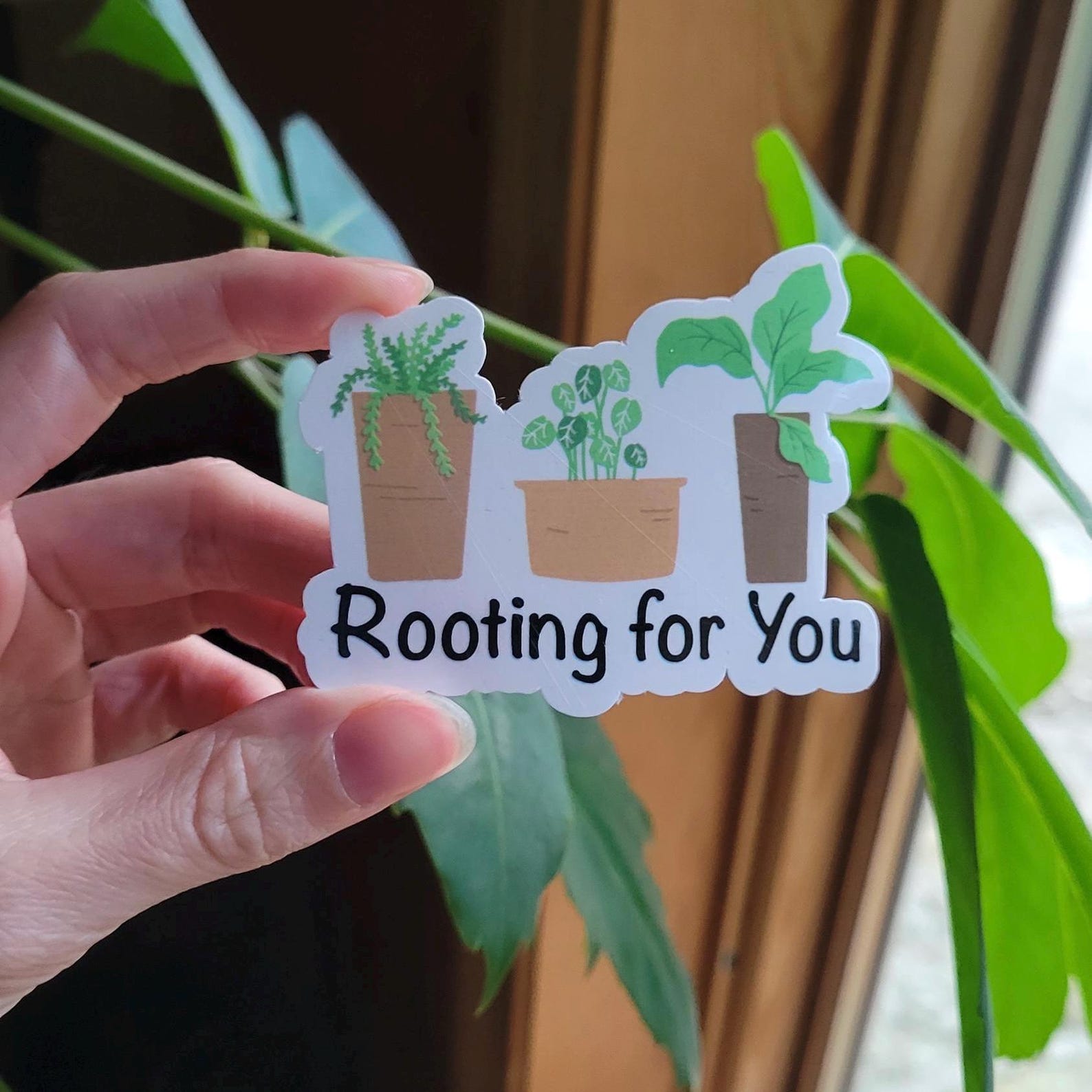 Plant Sticker | Plant Mom | House Plant Lover | Pun Sticker | Garden - Etsy
