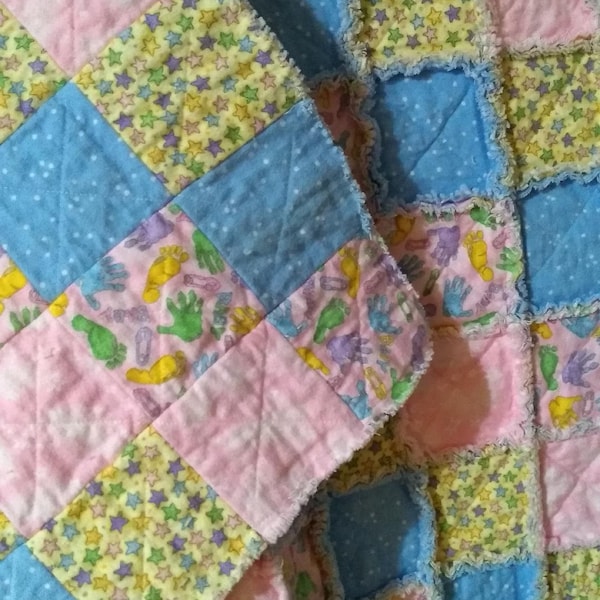 Baby Rag Quilt - Etsy