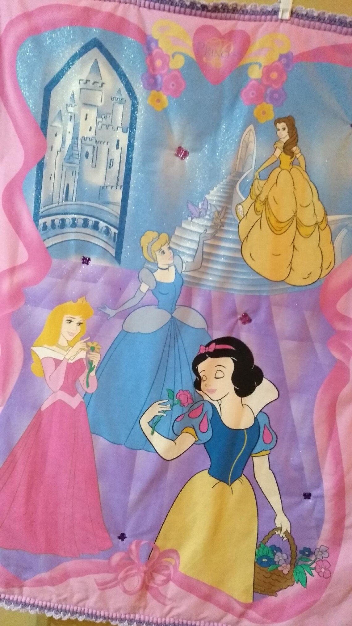 Disney Princess Blanket - Etsy