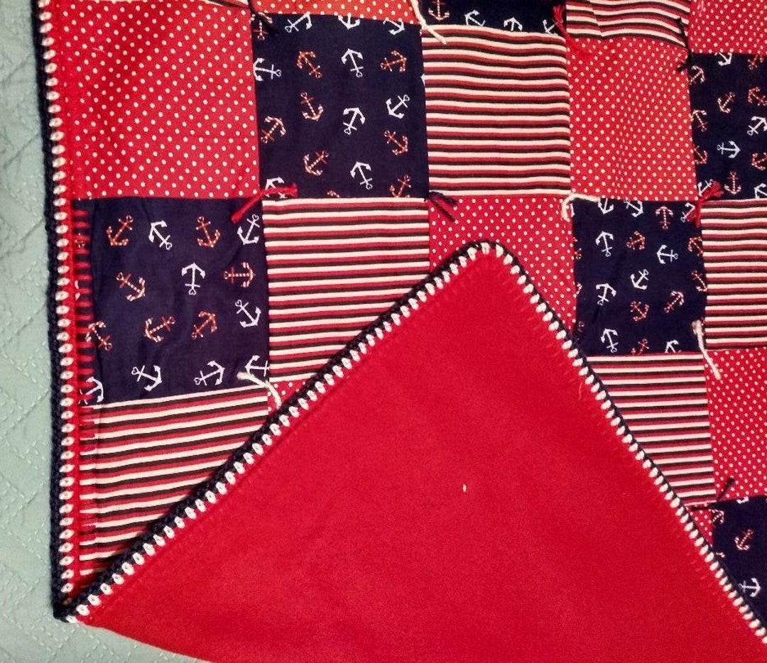 Nautical Patchwork Quilt - Etsy
