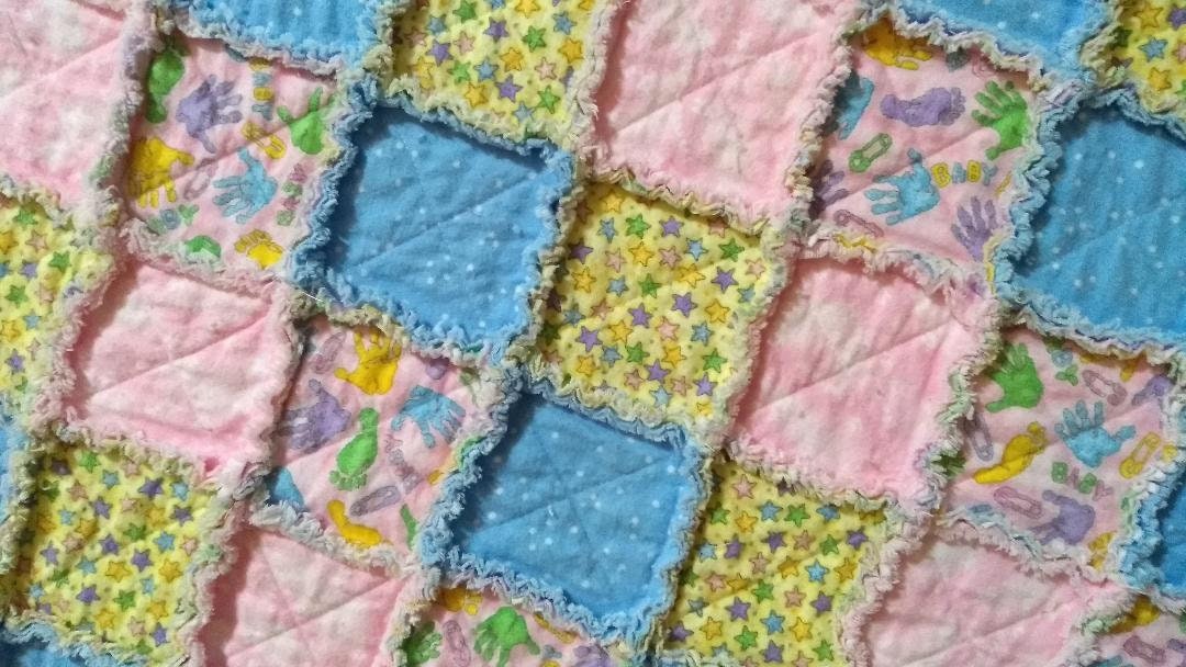 Baby Rag Quilt - Etsy