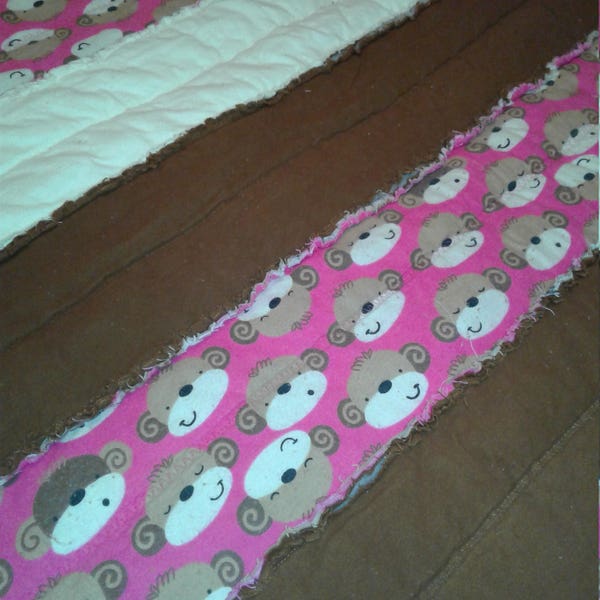 Monkey Rag Quilt - Etsy