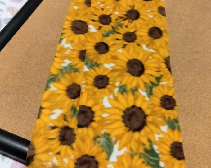 Sunflower Fleece Scarf - Etsy