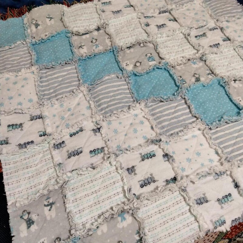 Baby Rag Quilt - Etsy