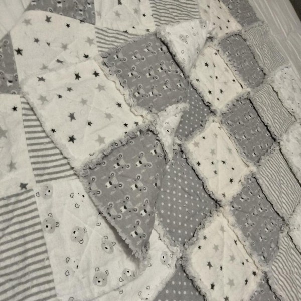 Bear Rag Quilt - Etsy