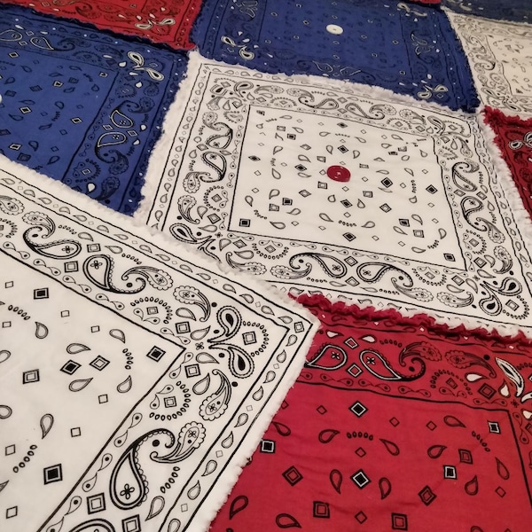 Bandana Quilt - Etsy