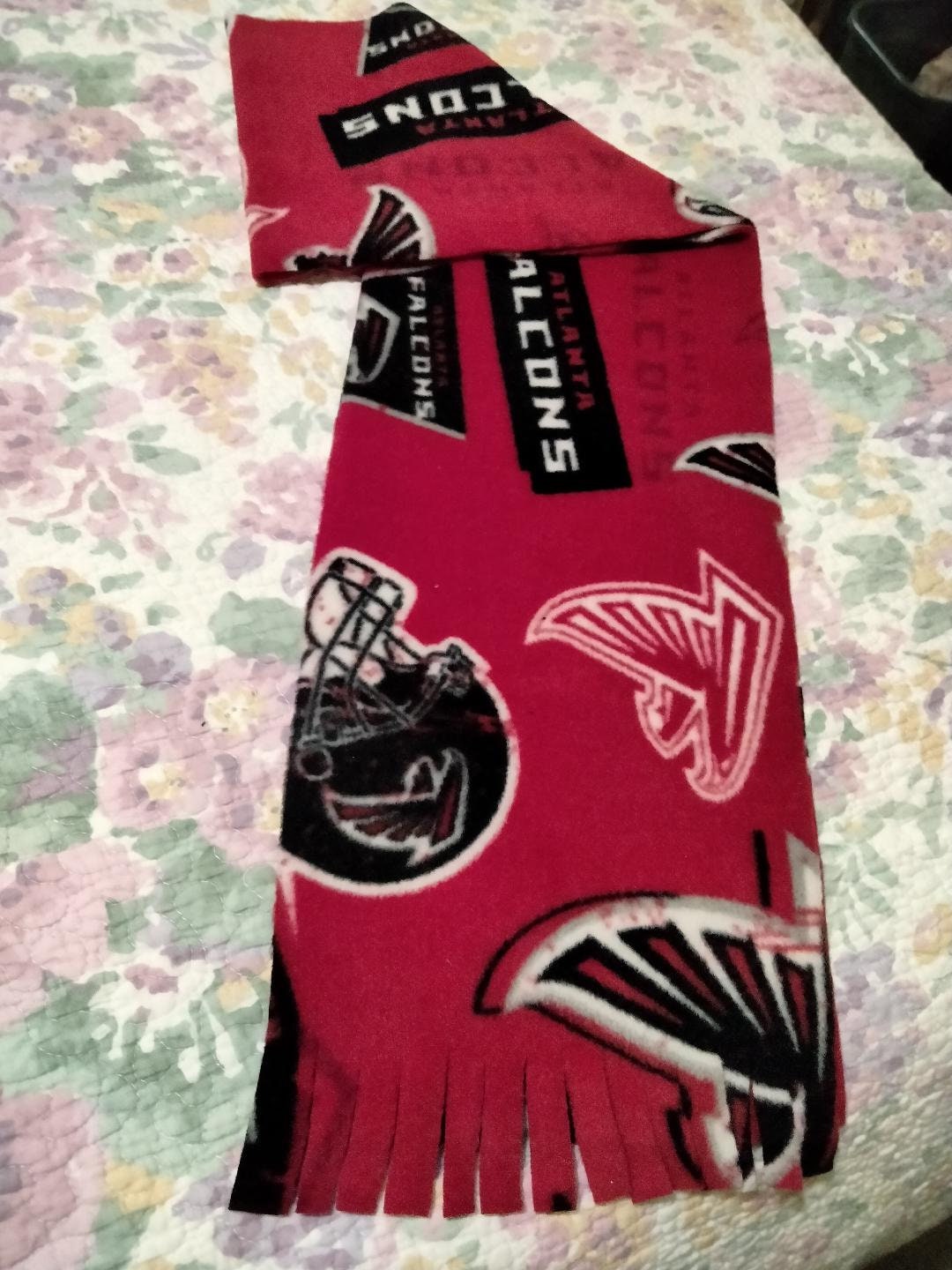 Atlanta Falcons Fleece Scarf - Etsy