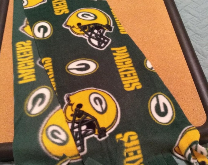 Green Bay Packers Fleece Scarf - Etsy