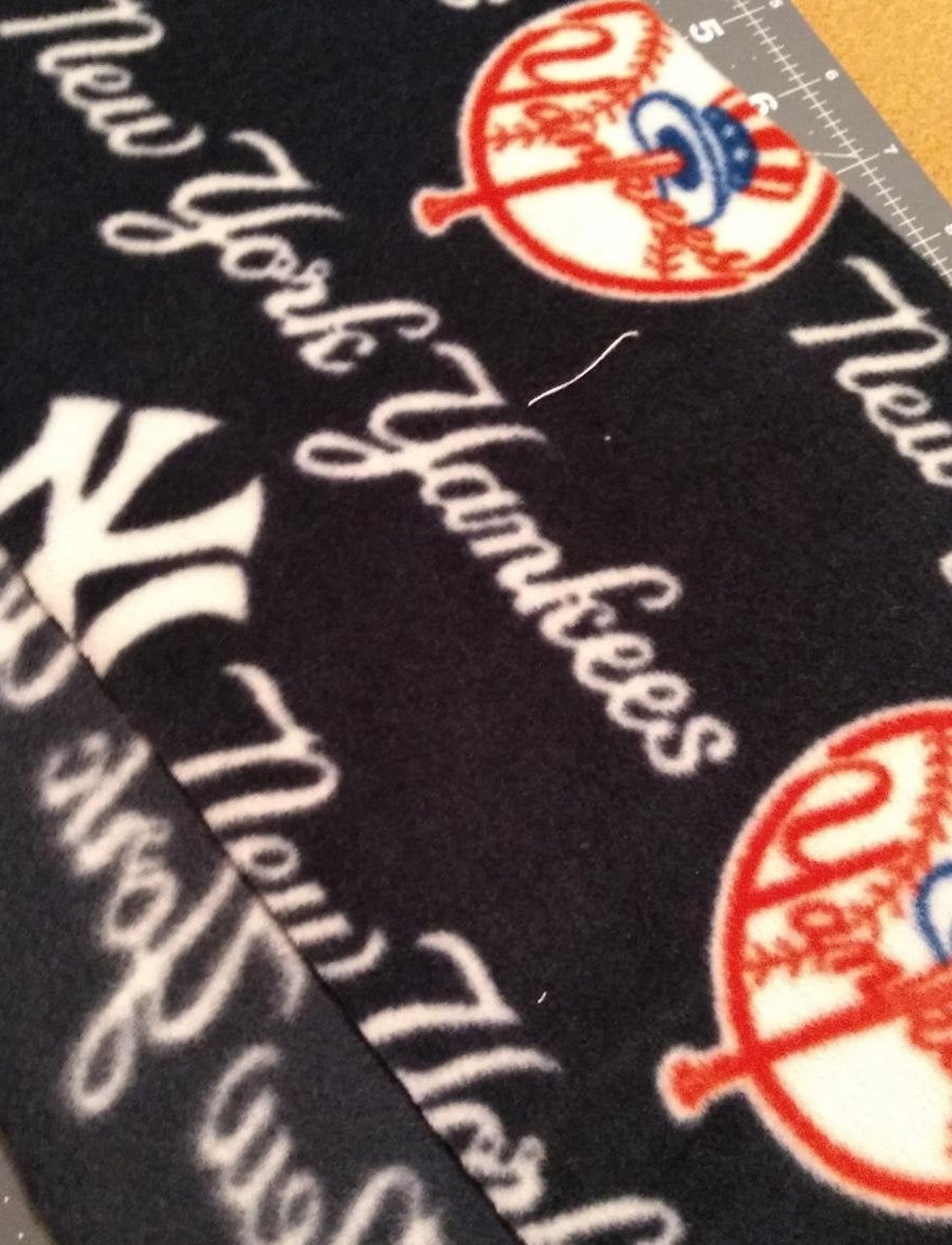 New York Yankees Fleece Scarf - Etsy