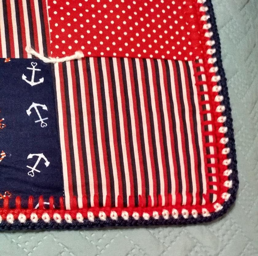 Nautical Patchwork Quilt - Etsy