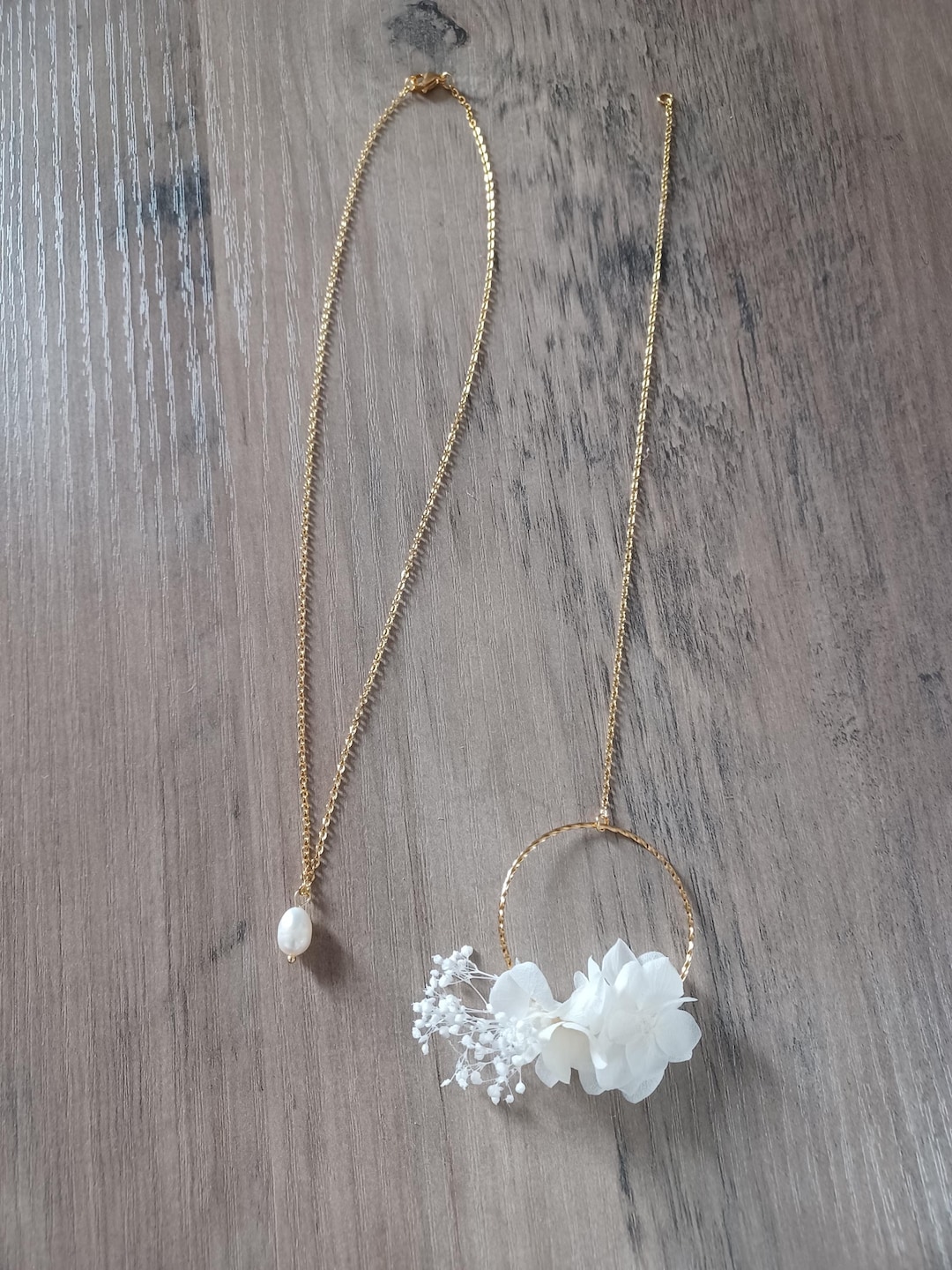 BLOSSOM Removable Back Jewel for the Bride With Timeless Natural White ...