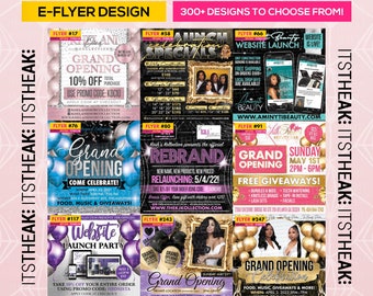 Relaunch Flyer Design - Etsy