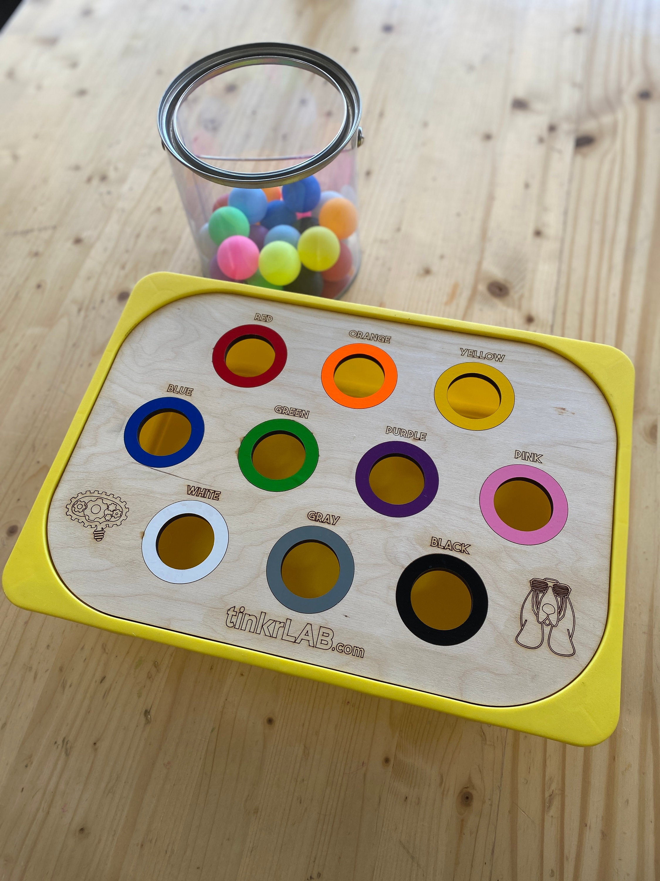 Tinkrdiy: FLISAT Insert - Color Sorting Bin - Wooden Insert - IKEA ...