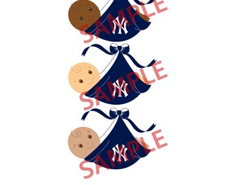 Yankees Baby Shower - Etsy