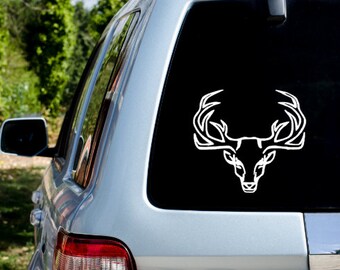 Deer head decal | Etsy