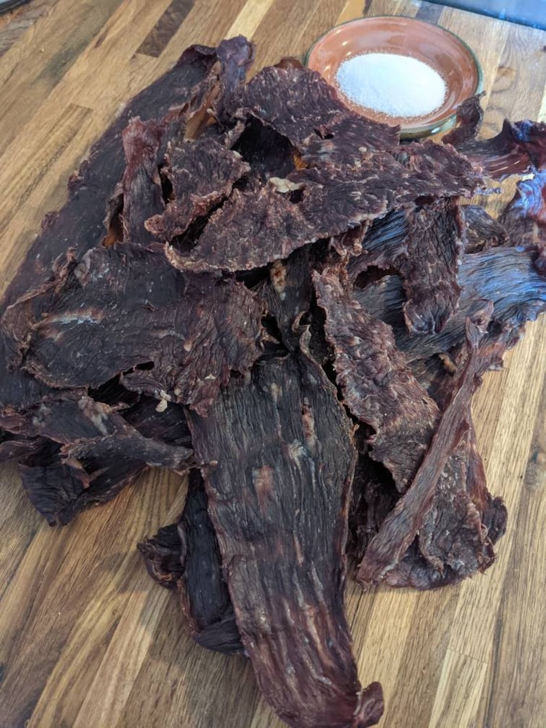 Mexican Carne Seca - Plain With Salt - All Natural, Hand Cut Beef Jerky ...