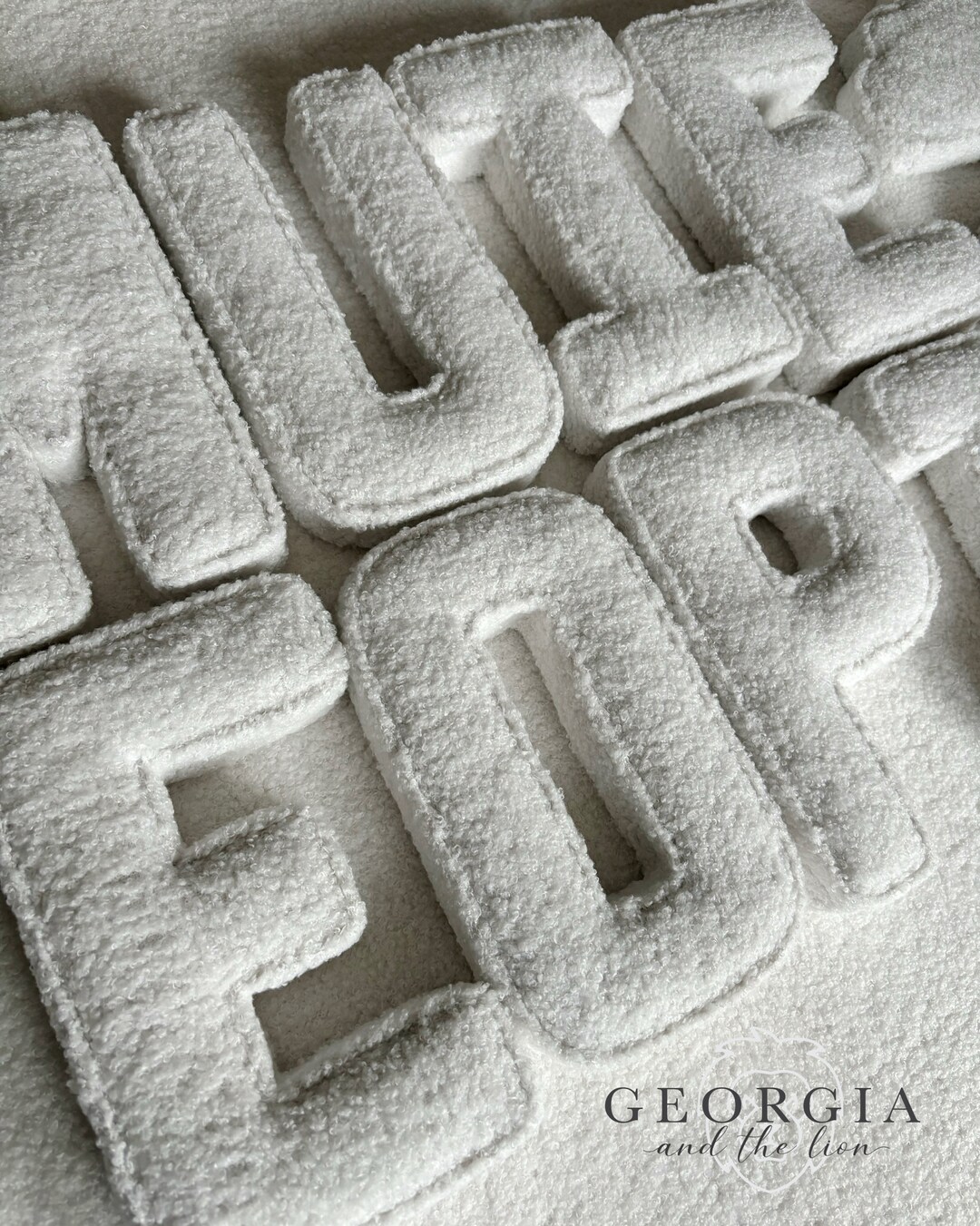 Boulce Fabric Letters, Nursery Decor, Personalised Gift - Etsy