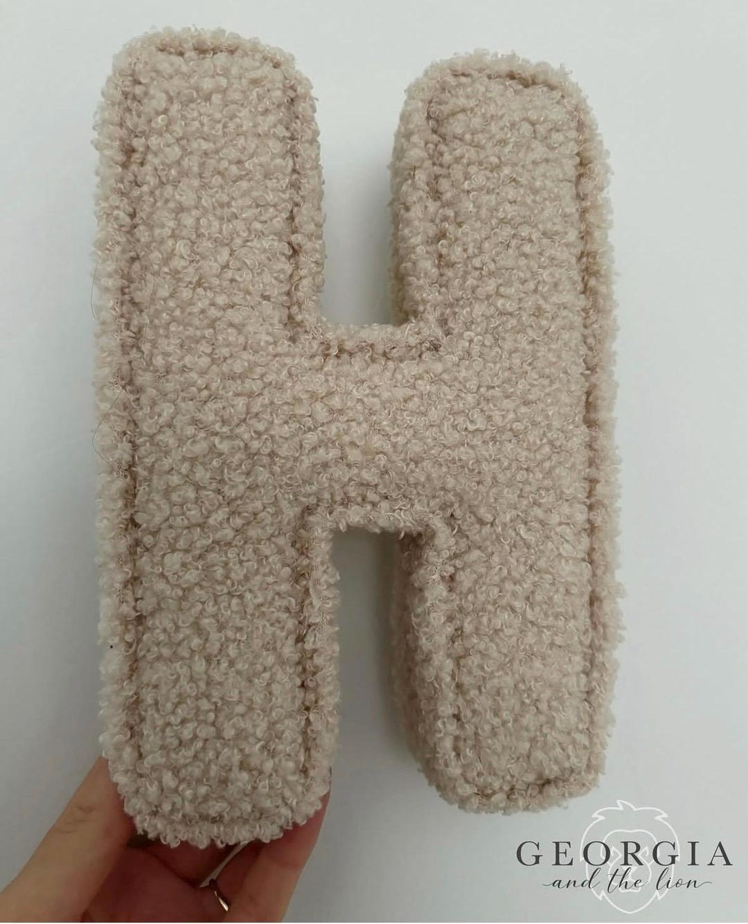Natural Bouclé Fabric Letters, Wall Letters, Bouclé Decor, Personalised ...