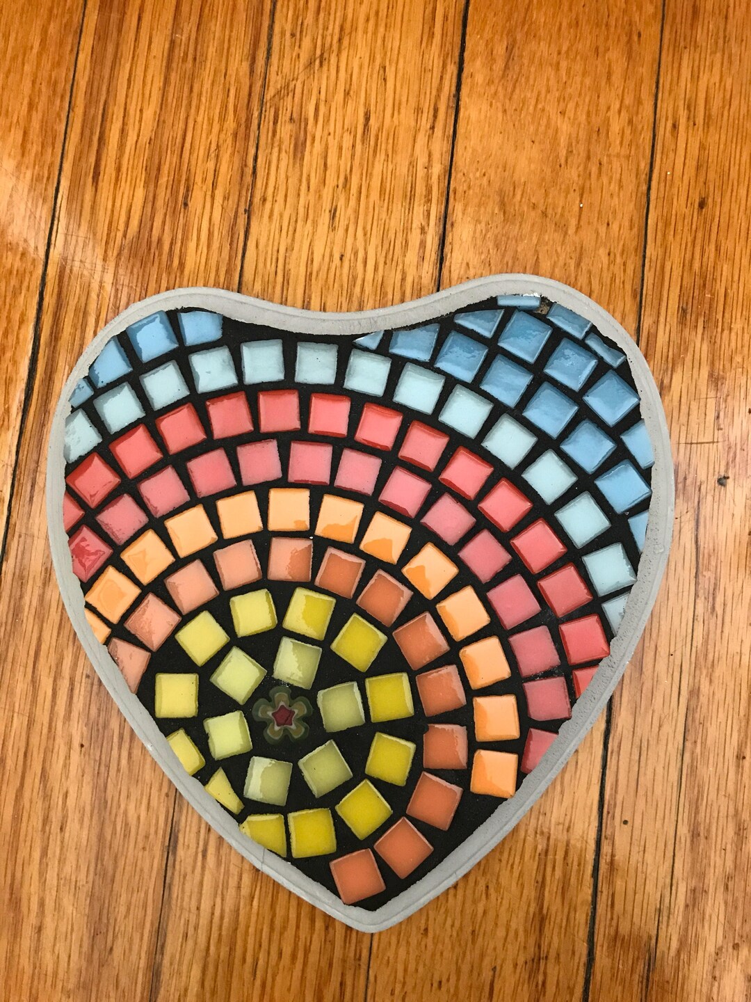 Decorative Mosaic Tile Heart - Etsy