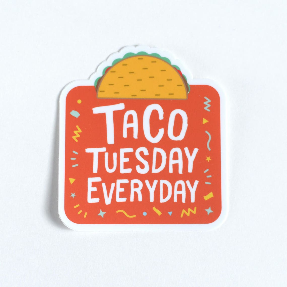 Taco Tuesday Every Day Sticker - Etsy