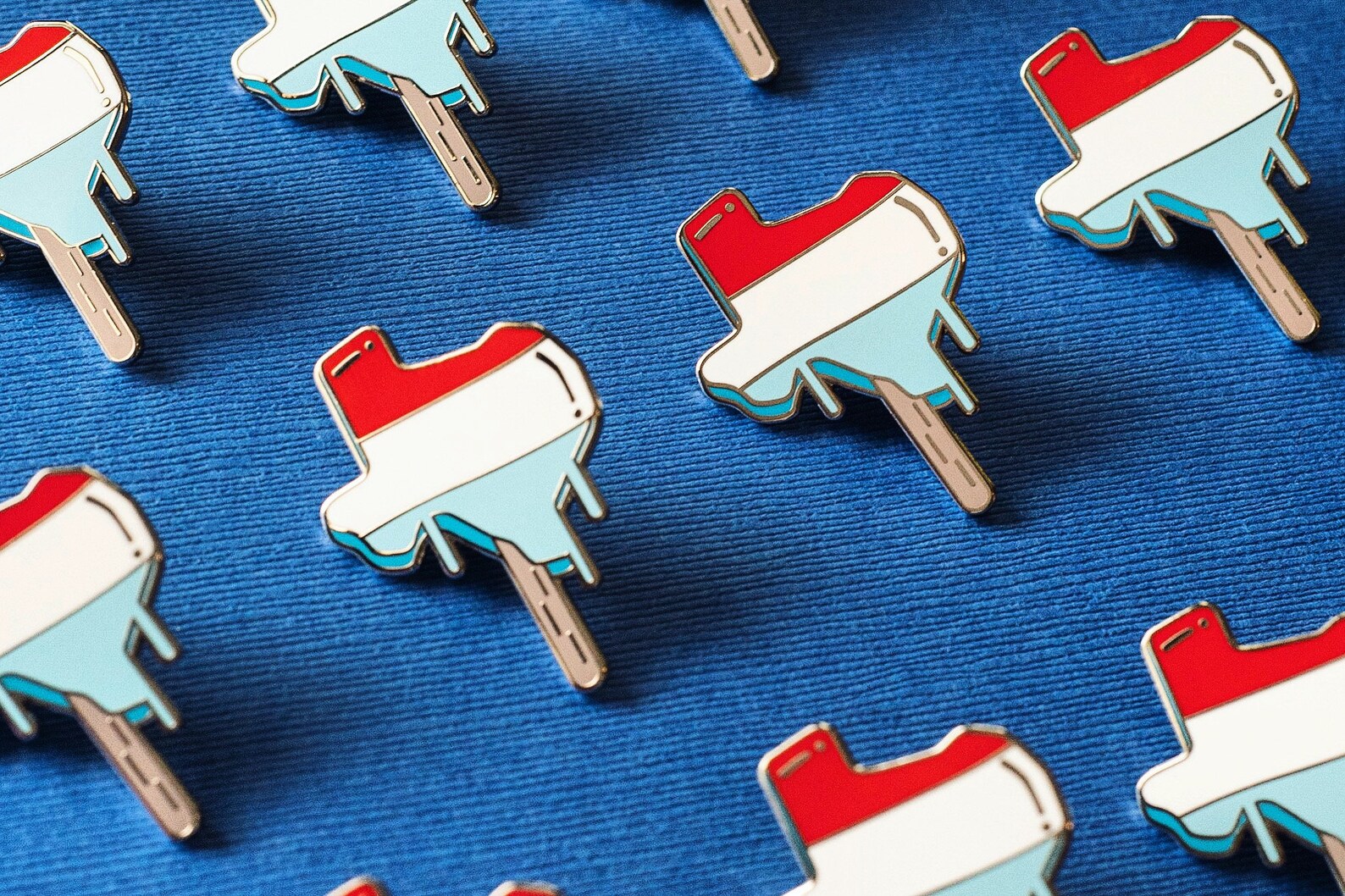 Texas Popsicle Enamel Pin - Etsy