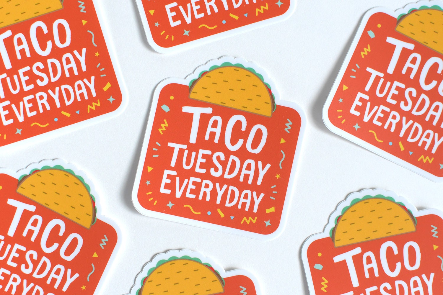 Taco Tuesday Every Day Sticker - Etsy