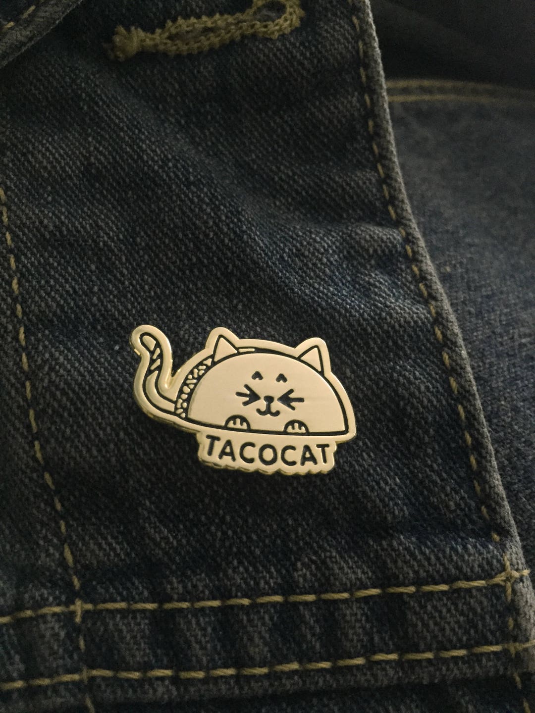 Tacocat Enamel Pin - Etsy