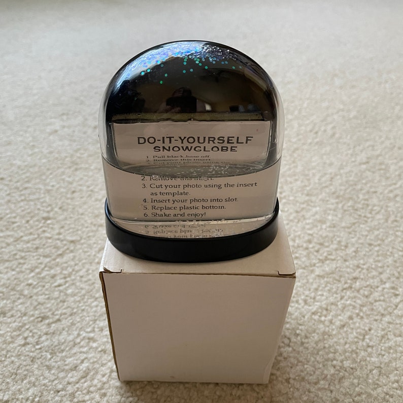 One Sided Frame Do-it-yourself Snowglobe Craft Photo - Etsy