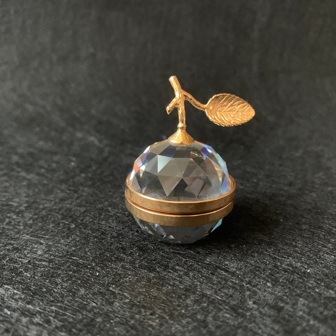 Swarovski Crystal Hinged Apple Photo Frame Gold Tone - Etsy