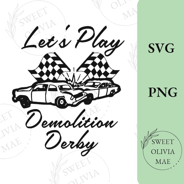 Demolition Derby Svg Cars - Etsy