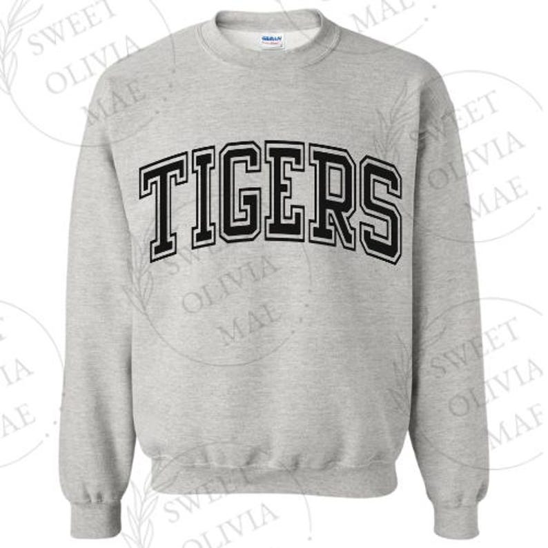 Tigers Arched | SVG PNG | Digital Download | Cut File Silhouette Cricut ...