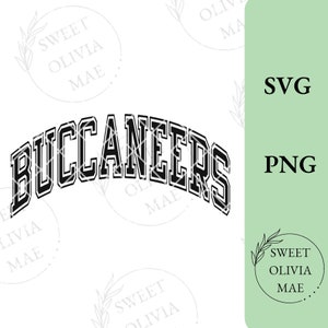 Buccaneers Arched | SVG PNG | Digital Download | Cut File Silhouette ...