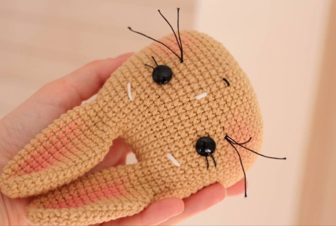 Crochet Head Bunny Pattern PDF Crochet Bunny Pattern | Etsy