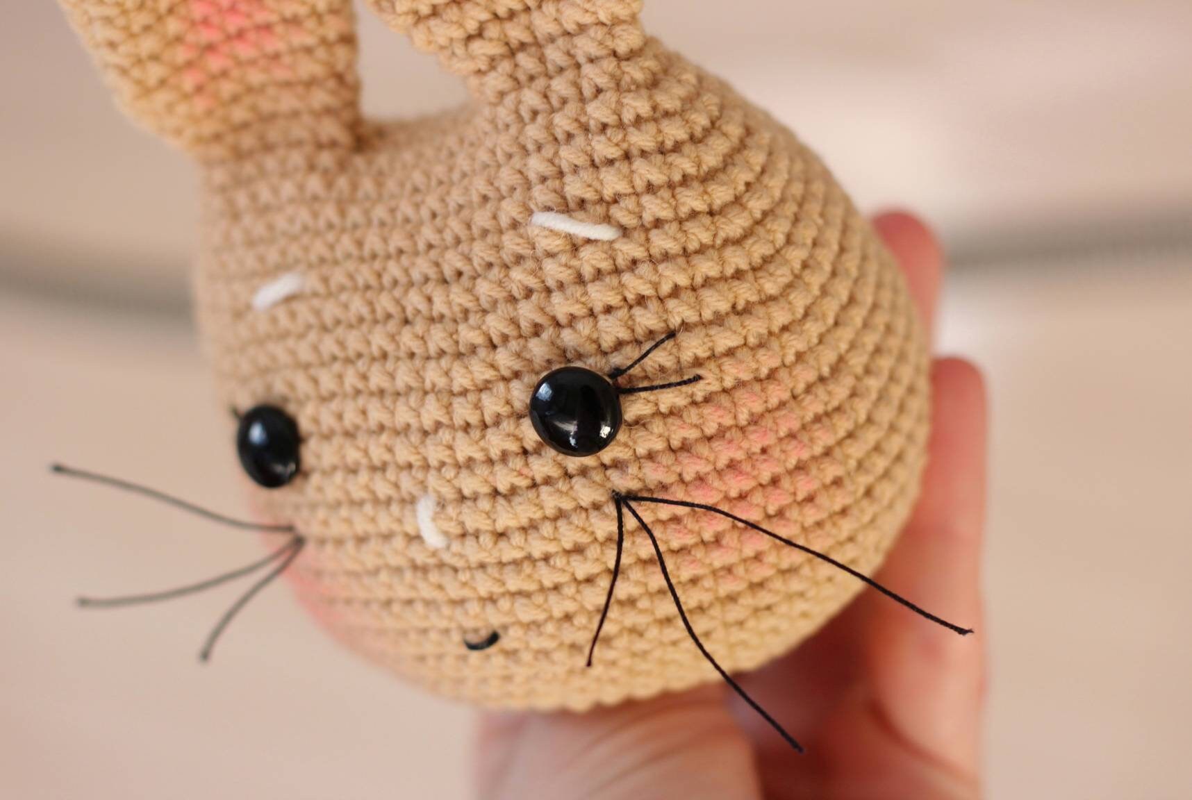 Crochet Head Bunny Pattern PDF Crochet Bunny Pattern | Etsy