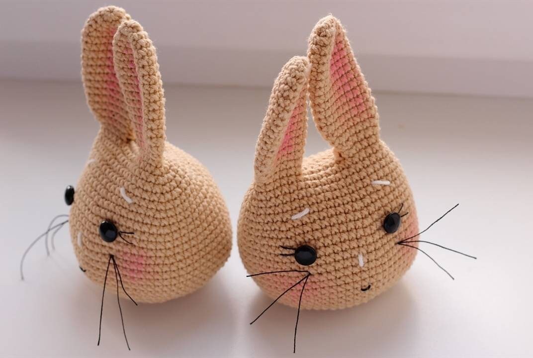 Crochet Head Bunny Pattern PDF Crochet Bunny Pattern | Etsy