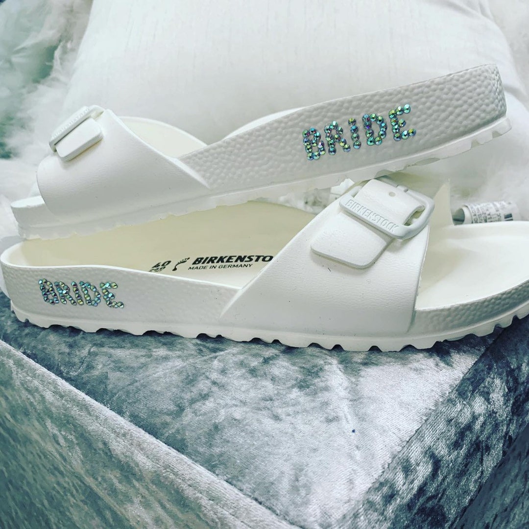 Personalised Birkenstock Sliders - Etsy UK