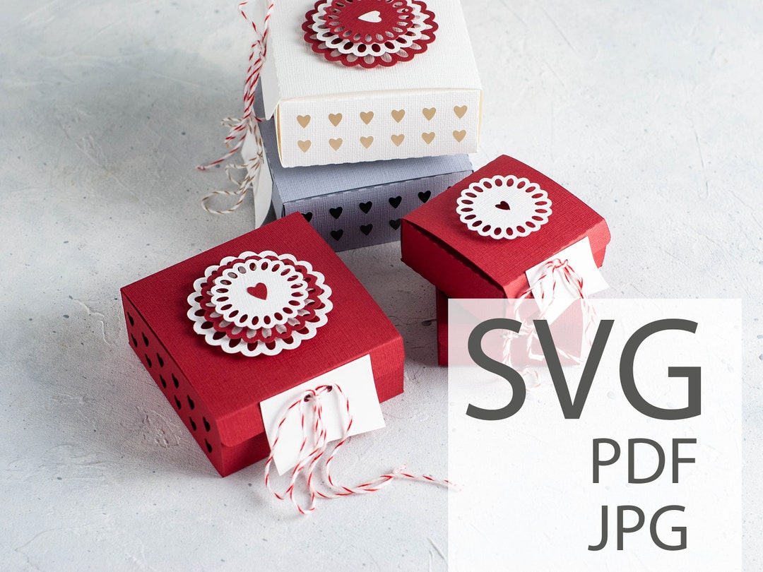SVG Templates - Gift Box (folding Box) & Card, Plotter Templates for ...