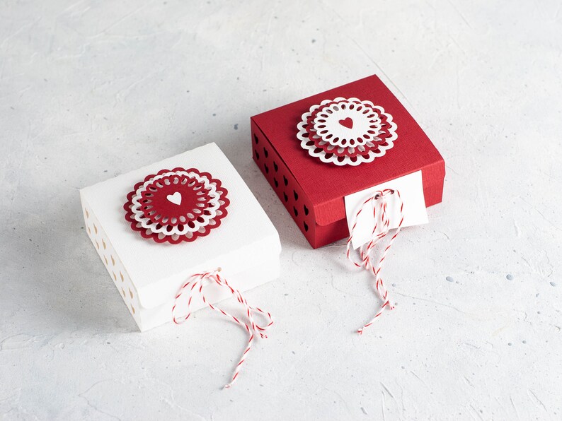 SVG Templates - Gift Box (folding Box) & Card, Plotter Templates for ...