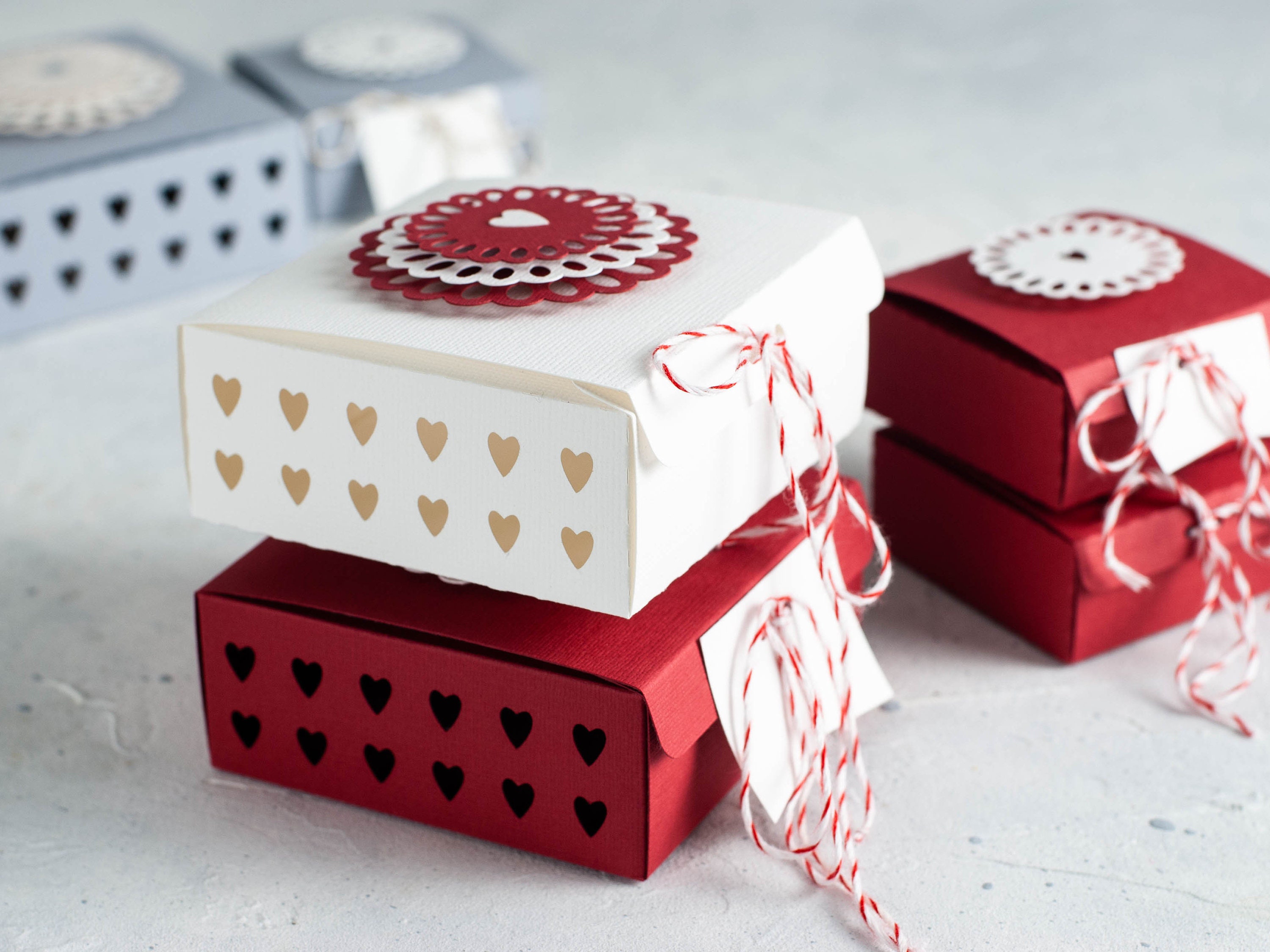 SVG Templates - Gift Box (folding Box) & Card, Plotter Templates for ...
