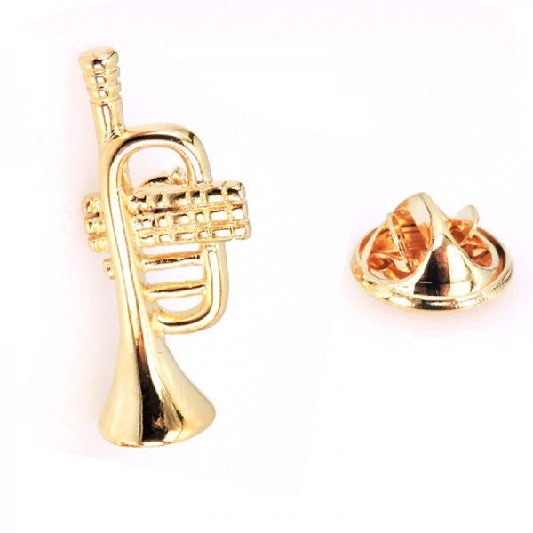 Trumpet Pin - Etsy